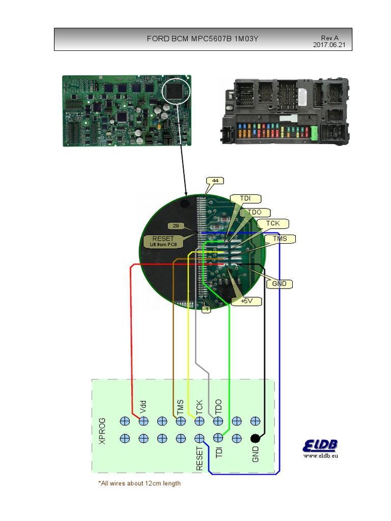 Ford BCM MPC5607B 1M03Y PDF | PDF