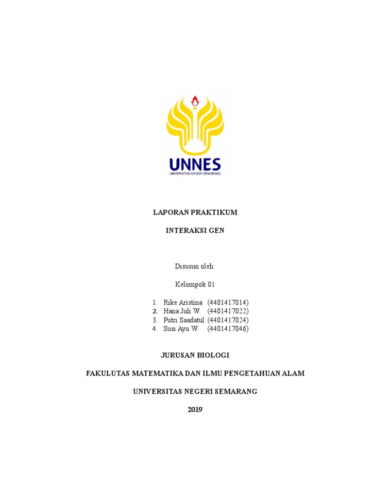 Laporan Genetika Interaksi Gen | PDF