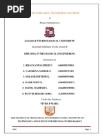 Multipurpose Mechanical Machine Project Report | PDF | Drill | Tools