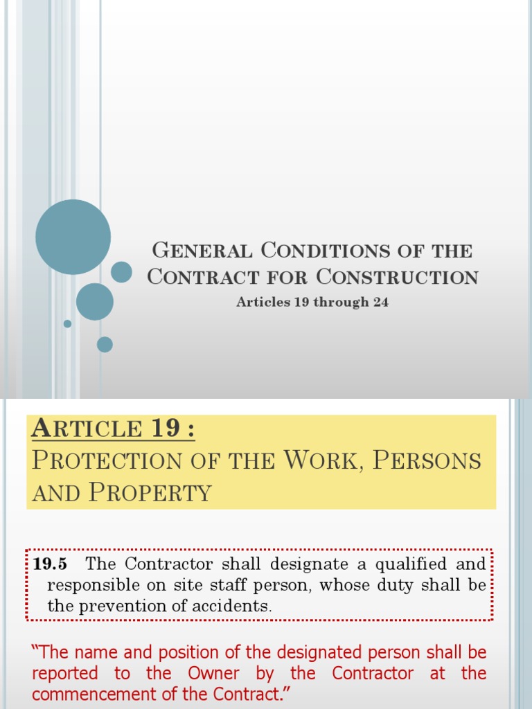 General Conditions of Contract | PDF | Arbitration | Mediation