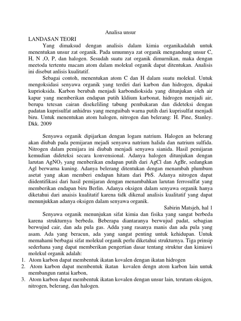 Teori Dasar Kimor | PDF