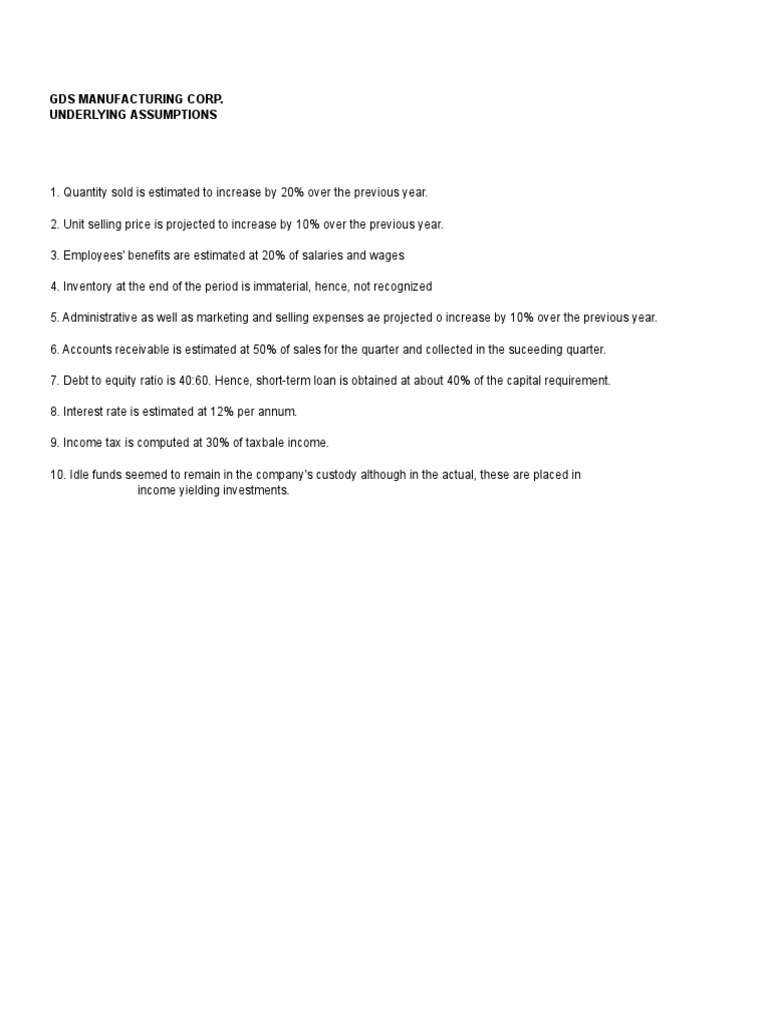 Example Revised Fs | PDF | Book Value | Retained Earnings