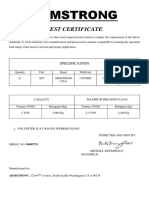 Wire Rope Test Certificate | PDF | Rope | Wire