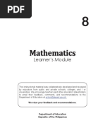 Grade 8 Math Word Problems With Answers | PDF | Area | Speed