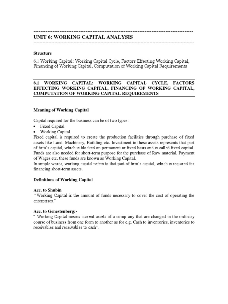 Working Capital MGT | PDF | Working Capital | Commercial Paper