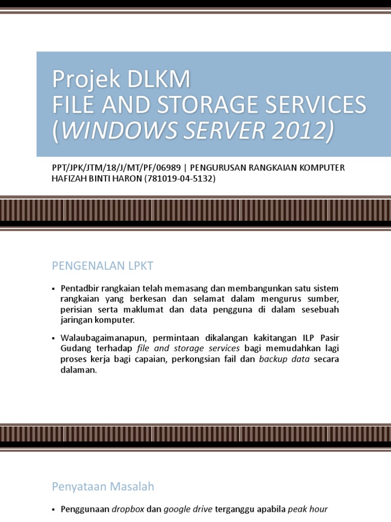 Projek DKM IT-020-4 | PDF