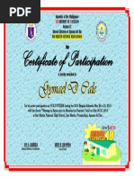 Certificate of Recognition For Feeding Program | PDF
