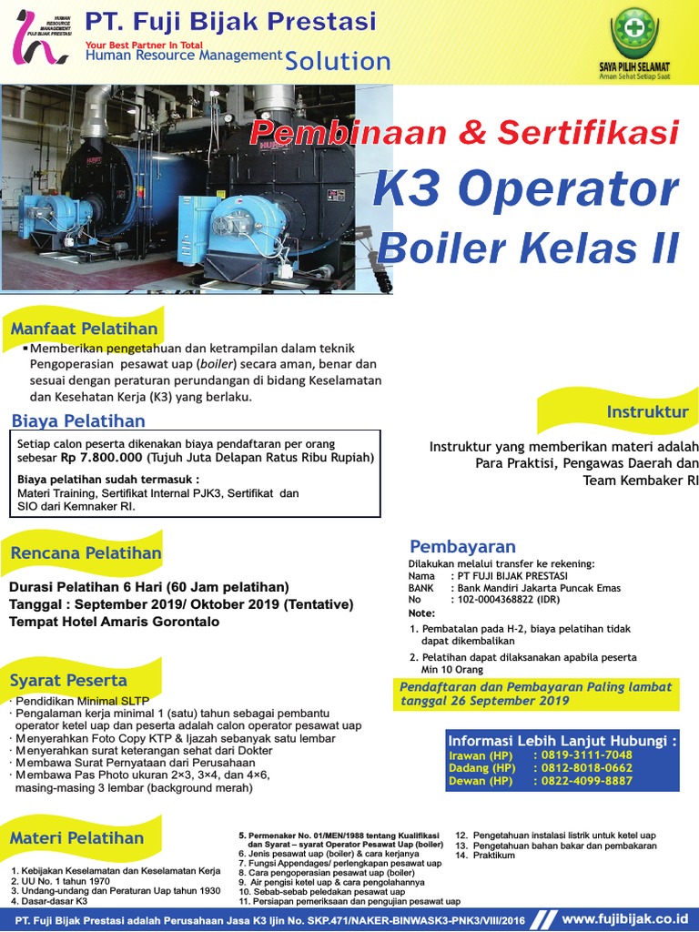 Brosur Pelatihan | PDF