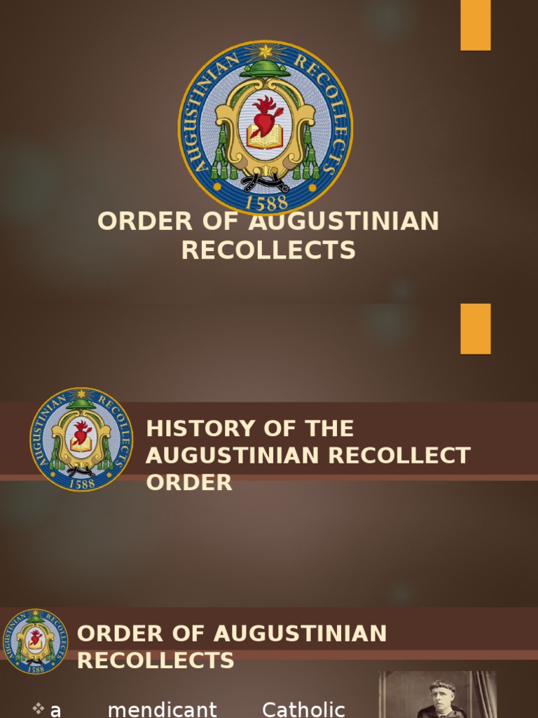 Order of Augustinian Recollects | PDF | Religious Organizations ...