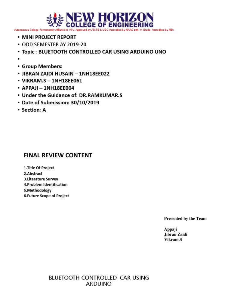 Presentation1 V | PDF | Arduino | Android (Operating System)