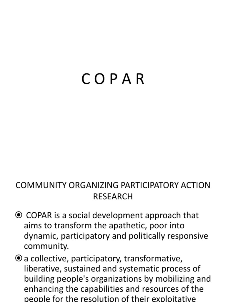 COPAR.ppt | Leadership | Leadership & Mentoring