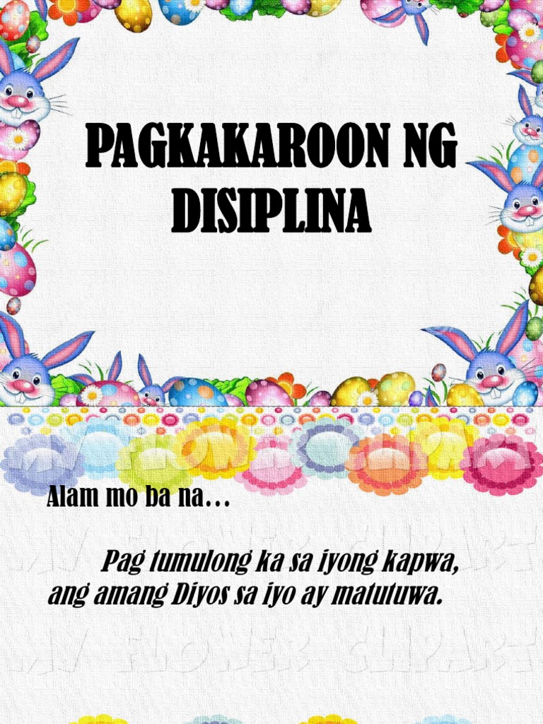 Pagkakaroon NG Disiplina | PDF