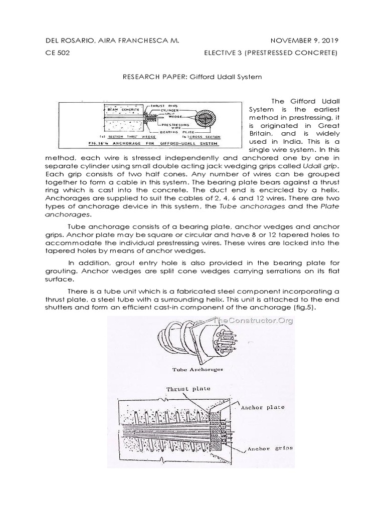 Gifford Udall System | PDF