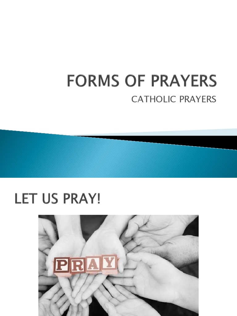 Understanding Catholic Prayer Forms | PDF | Lord's Prayer | Prayer