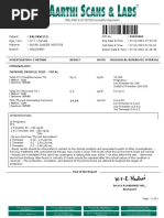 Typhoid Test Report | PDF | White Blood Cell | Blood