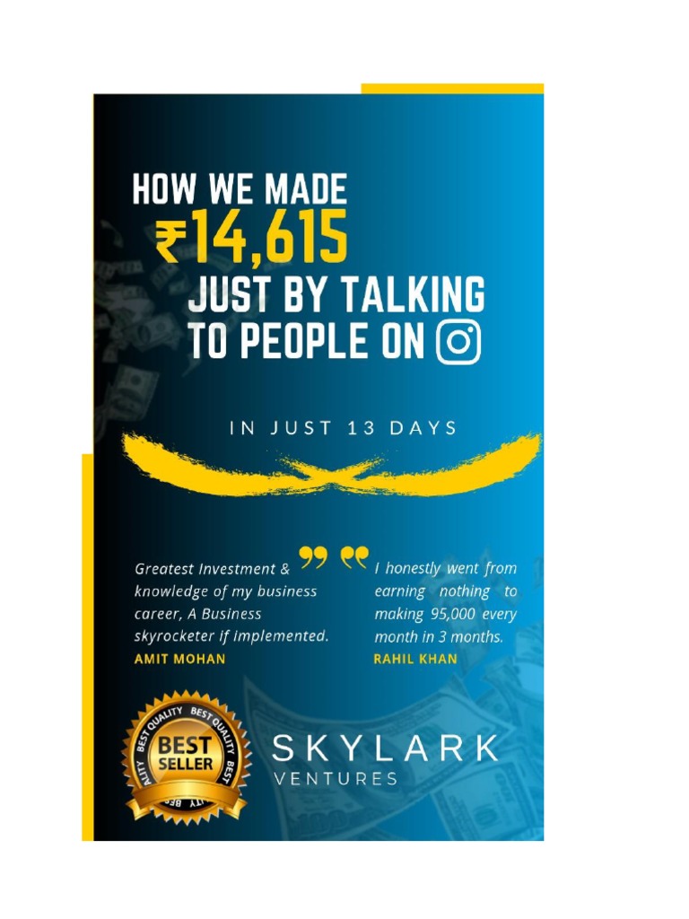 Make 15k in One Month!! | PDF | Advertising | Brand