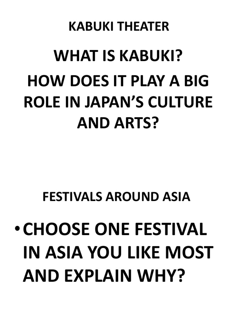 Kabuki Theater: What Is Kabuki? How Does It Play A Big Role in Japan'S ...