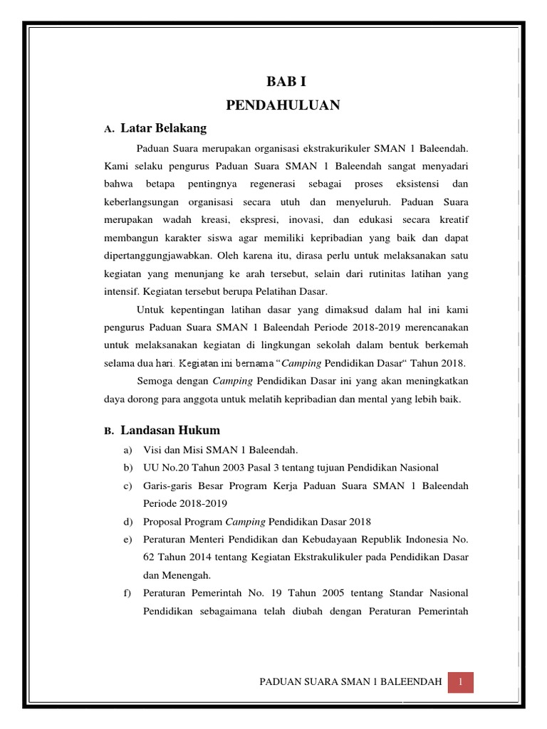 Isi Proposal CPD 2018 Revisi | PDF