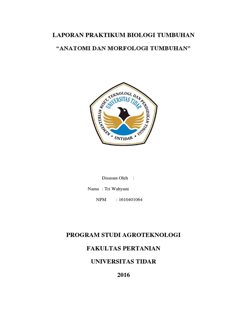 Laporan Praktikum Biologi Tumbuhan | PDF