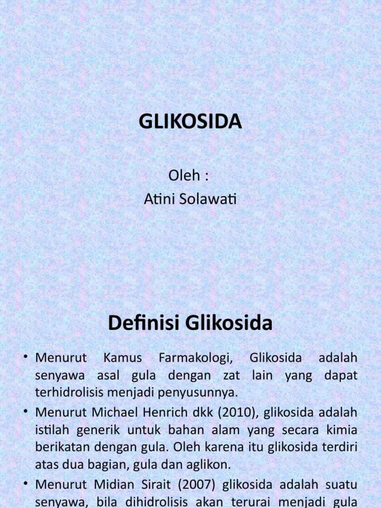 Glikosida | PDF