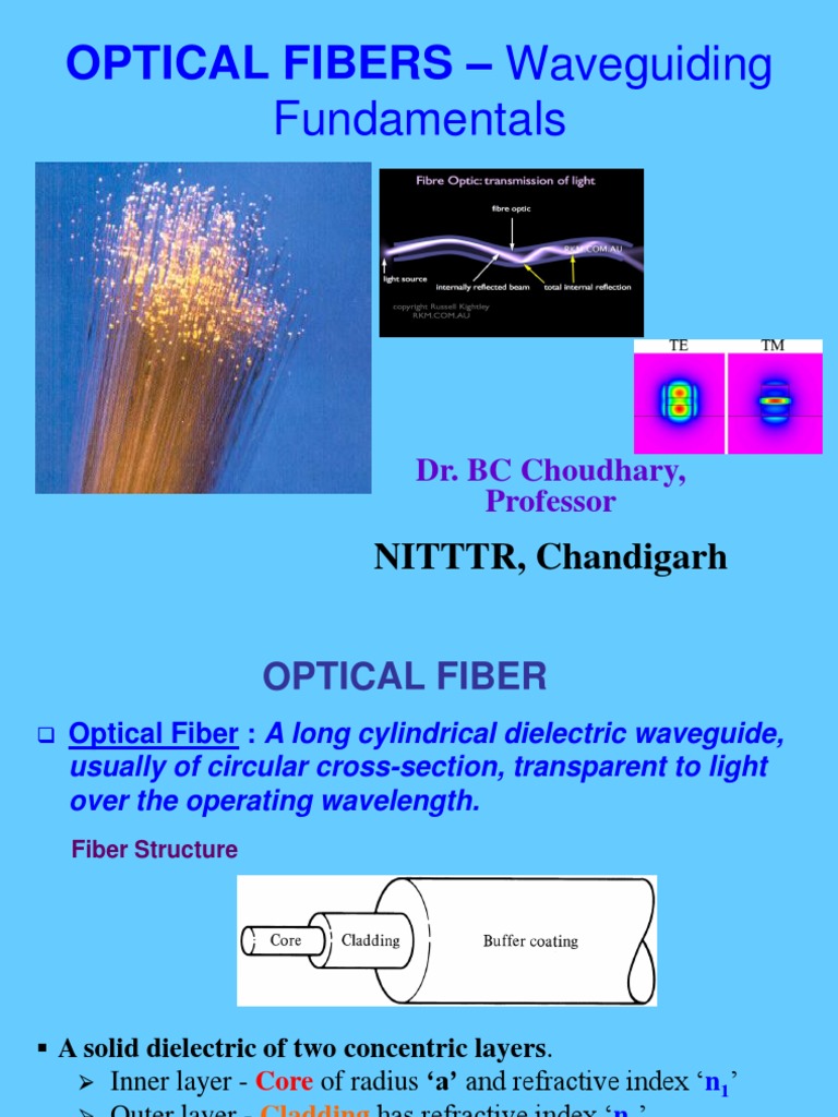 Fundamentals: Optical Fibers - Waveguiding | PDF | Optical Fiber | Waves
