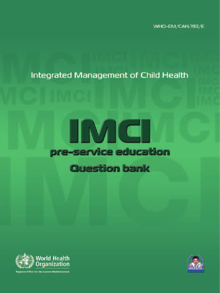 IMCI | PDF | Multiple Choice | Test (Assessment)