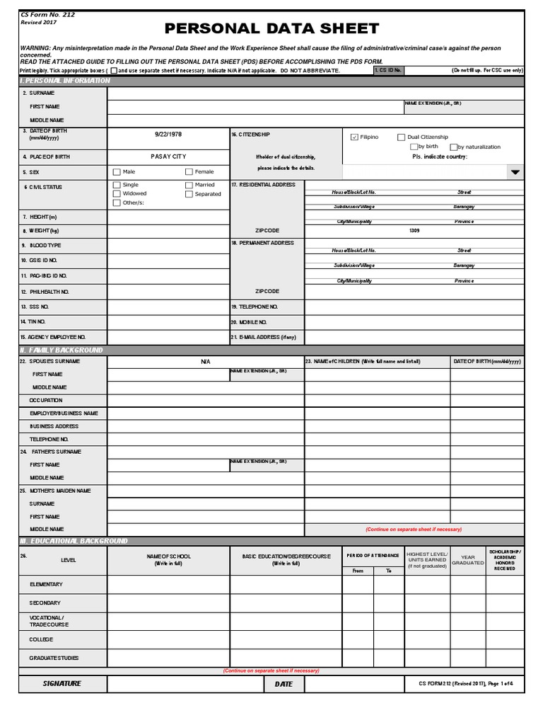 Pds 2017 | Passport | Crimes