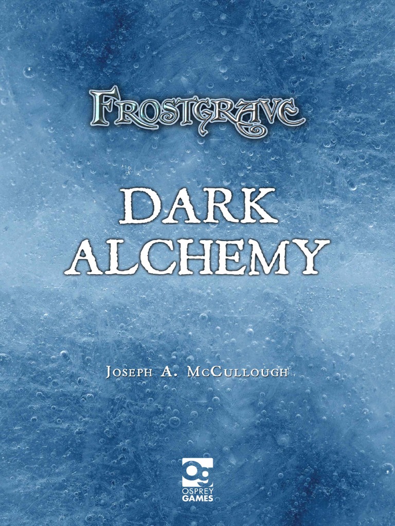 Frostgrave Dark Alchemy PDF | PDF