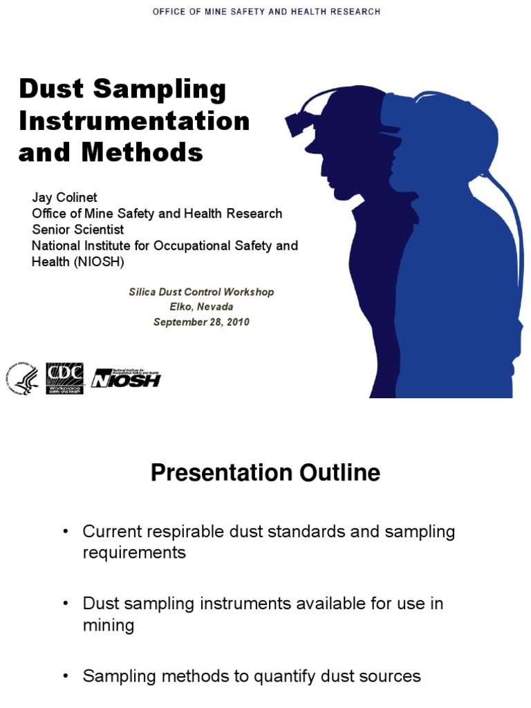 Dust Sampling Instrumentation and Methods | PDF | Dust | Mining