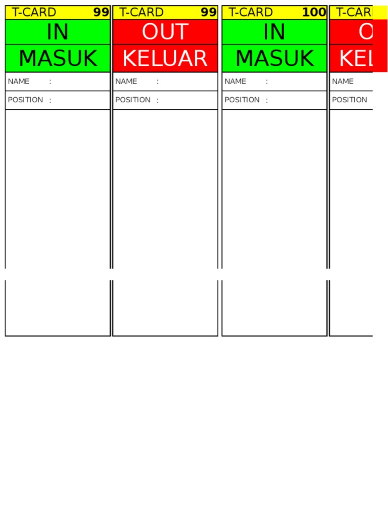 T-Card Management System Overview | PDF
