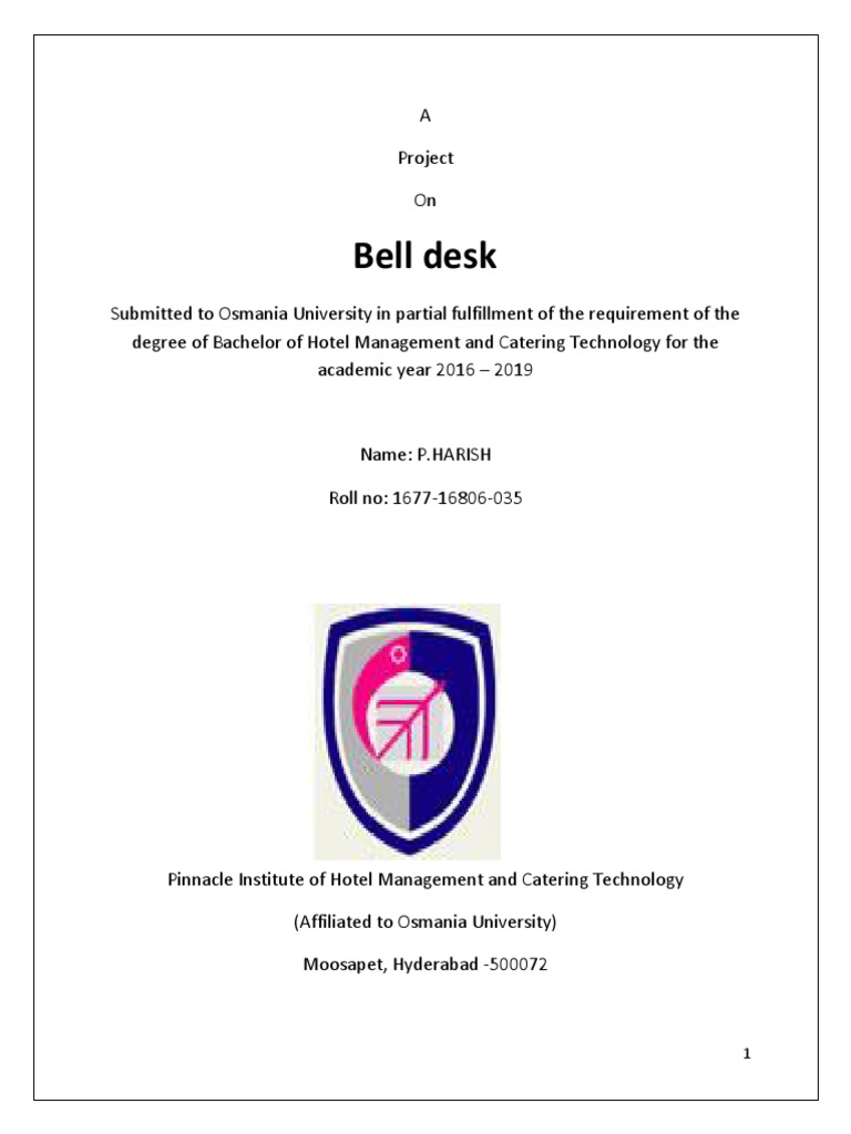 Overview of Hotel Bell Desk Operations | PDF | Baggage | Bouncer (Doorman)