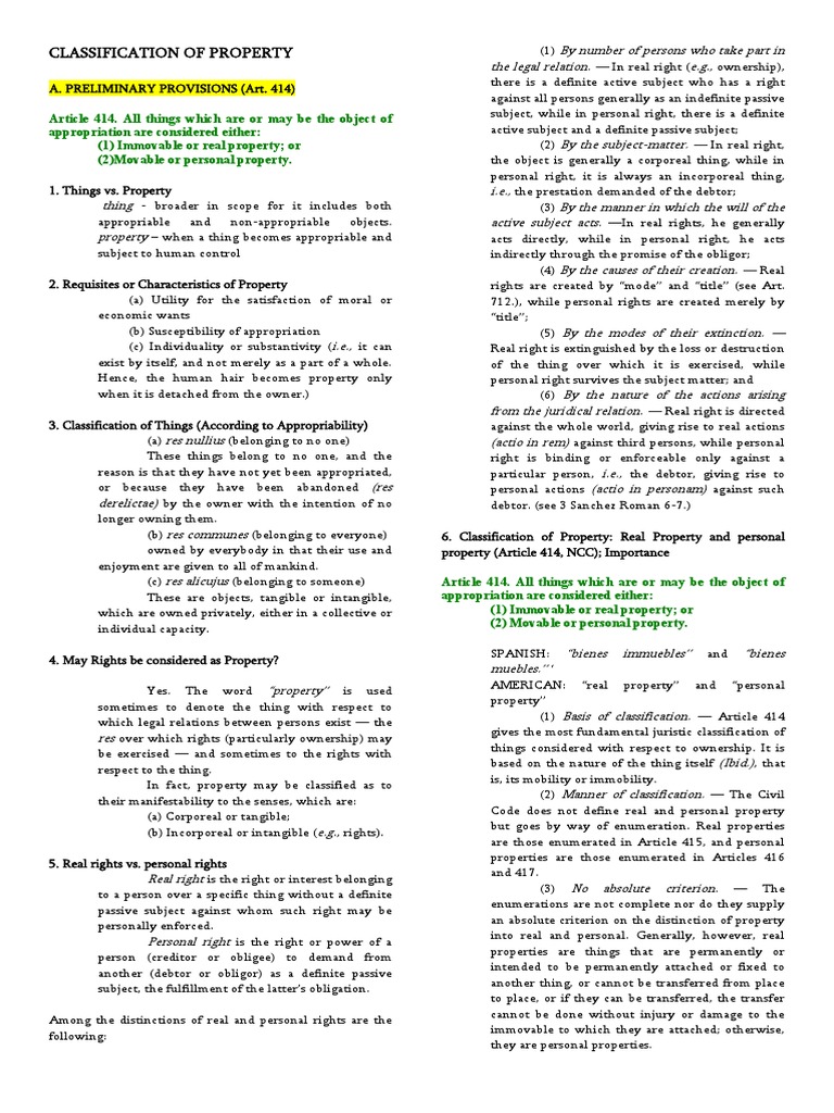 Property Syllabus Notes | Download Free PDF | Real Property | Property