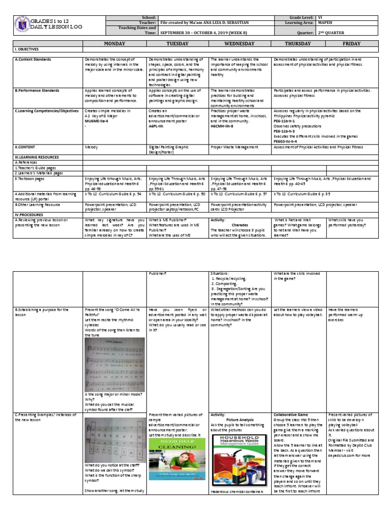 MAPEH | PDF | Graphic Design | Poster