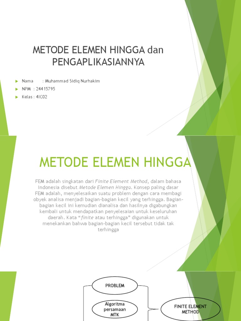 Metode Elemen Hingga | PDF