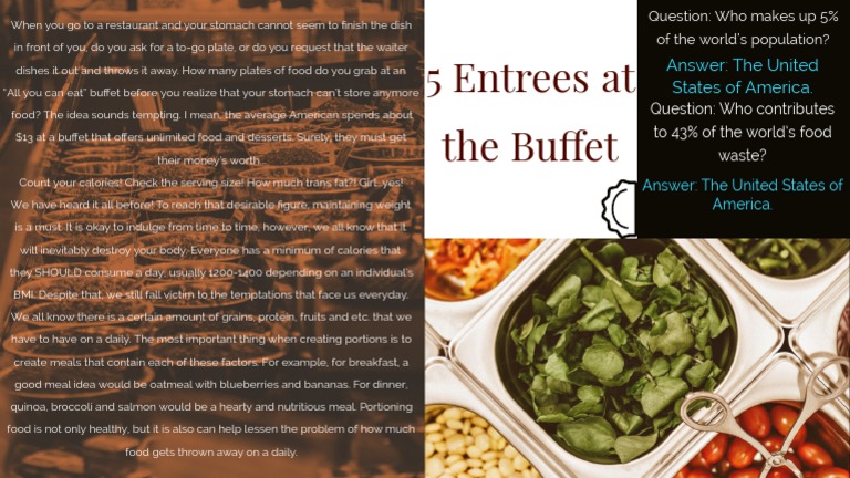 Portion Control and Waste Reduction Tips | PDF