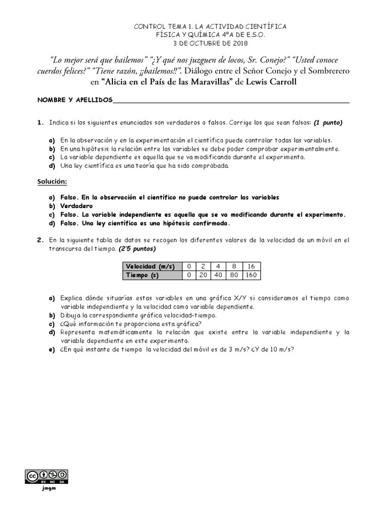 Control Tema 1 | PDF | Vector Euclidiano | Velocidad