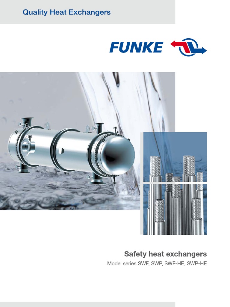 Funke Safety Heat Exchanger | PDF | Heat Exchanger | Pipe (Fluid ...