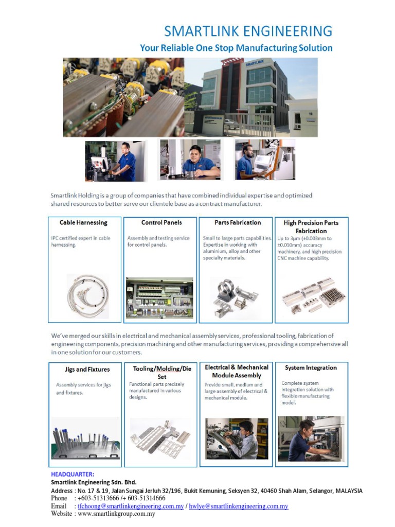 Headquarter:: Smartlink Engineering Sdn. BHD | PDF
