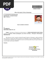 Form 60 for BH Registration Sample | PDF