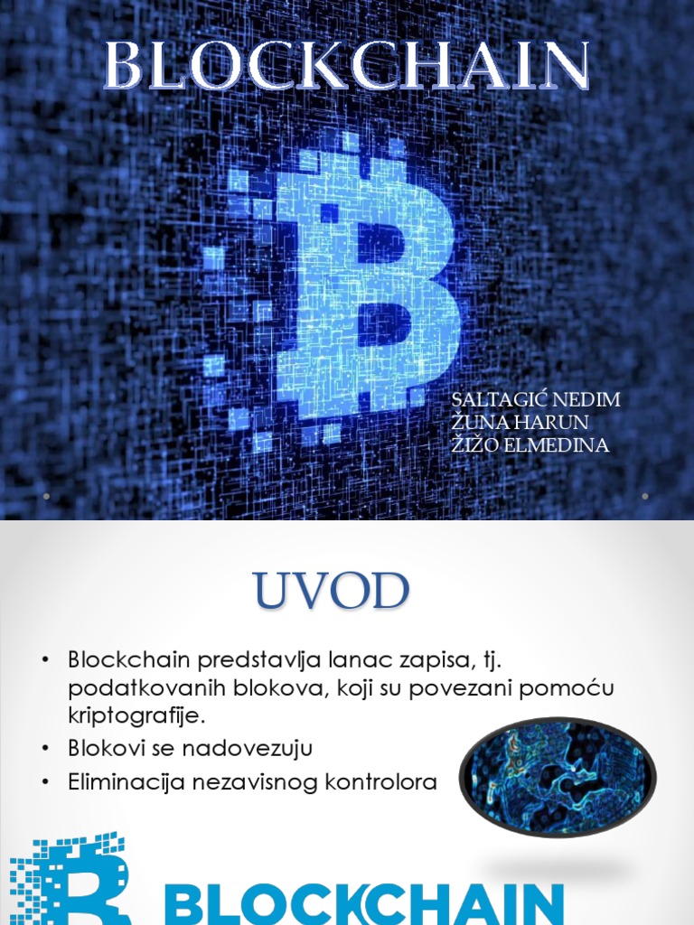 Blockchain Prezentacija | PDF