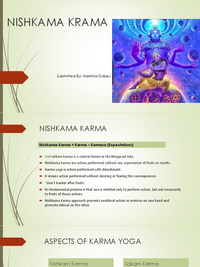 Nishkam Karma | PDF | Hindu Philosophy | Indian Philosophy