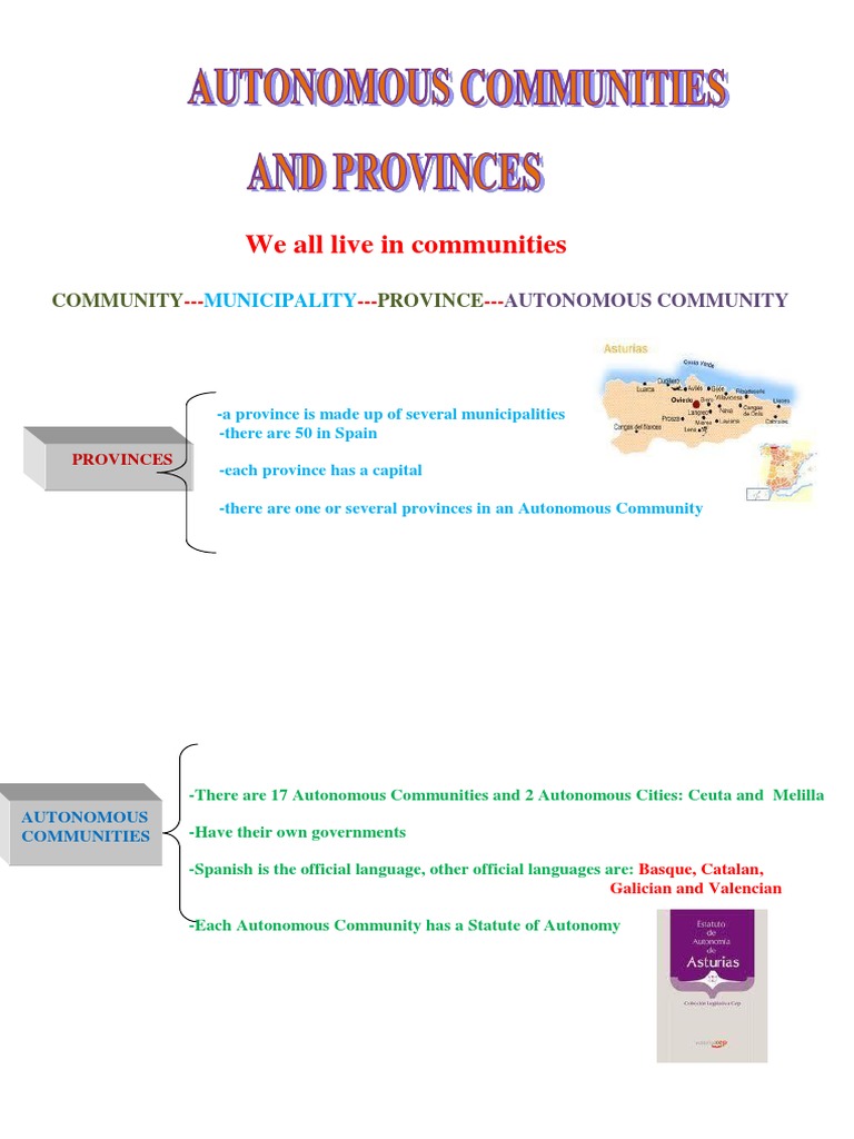Spain's Autonomous Communities Guide | PDF | Travel