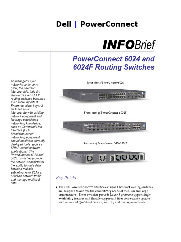 Dell Switch | PDF | Network Switch | Computer Network