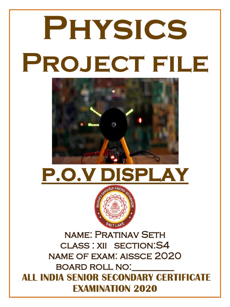 Class 12 Physics Project File | PDF | Resistor | Switch
