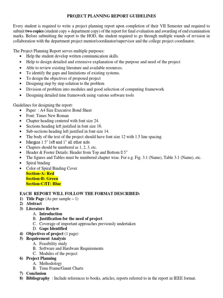 Project Planning Format | PDF | Computer Science | Computing