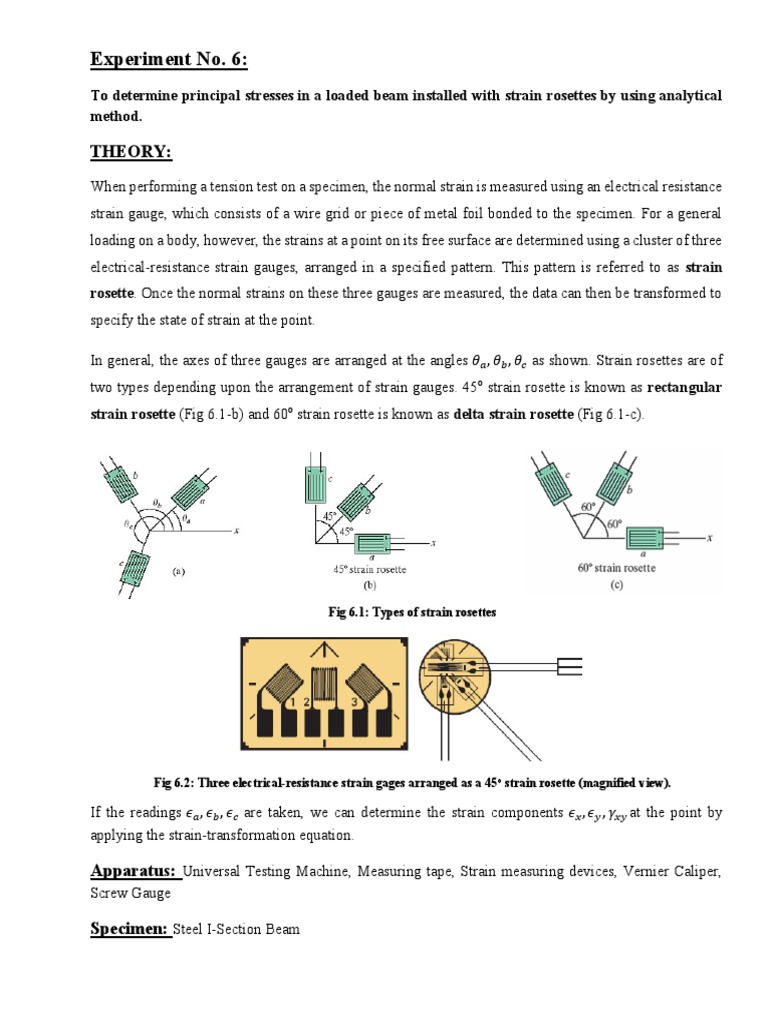Lab Practical Pdf Deformation Mechanics Beam Structure