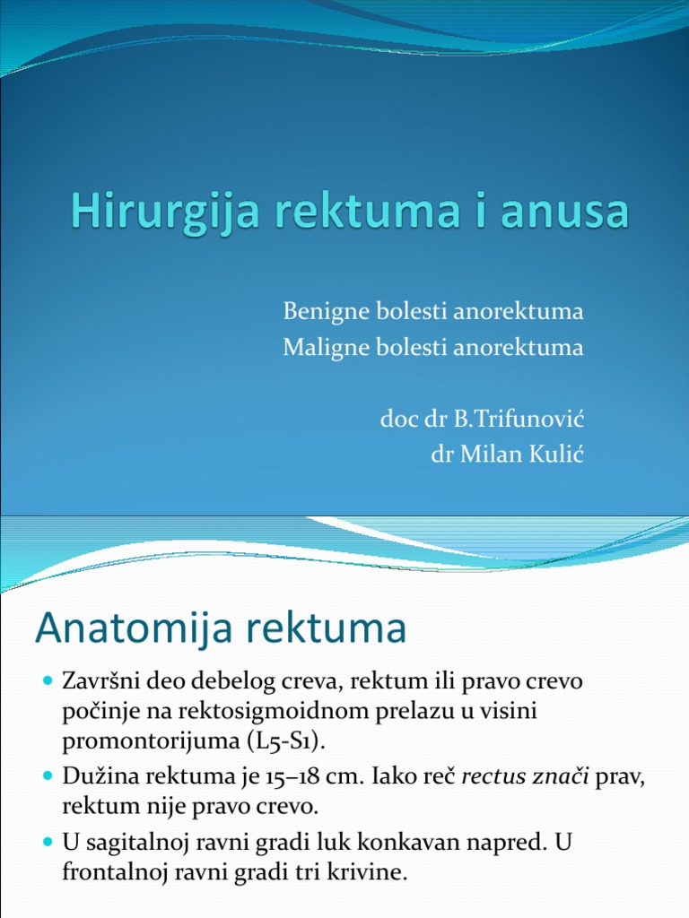 Anorektum Finis | PDF