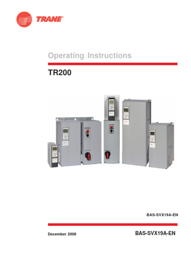 VRF Trane Tr200 Tr2 Bas-svx19a-En | PDF | Mains Electricity | Analogue ...