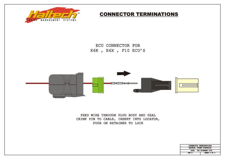 E6k E6x f10 Ecu Connector | PDF