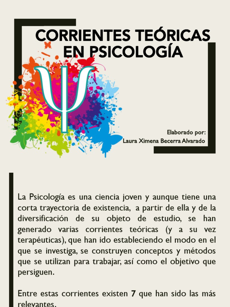 Corrientes Teóricas en Psicología PDF | PDF | Sicología | Science